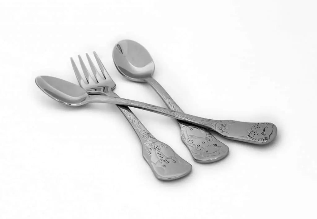 3-Piece Baby Flatware Set | Made in USA Stainless Steel– Apollo