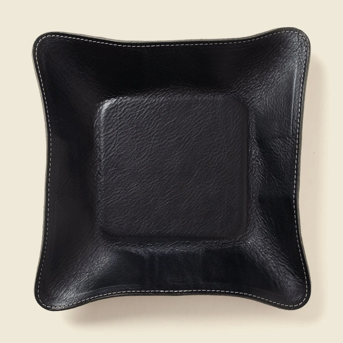 8 Inch Black Leather Travel Valet Tray Handmade in USA - Casupo– Apollo