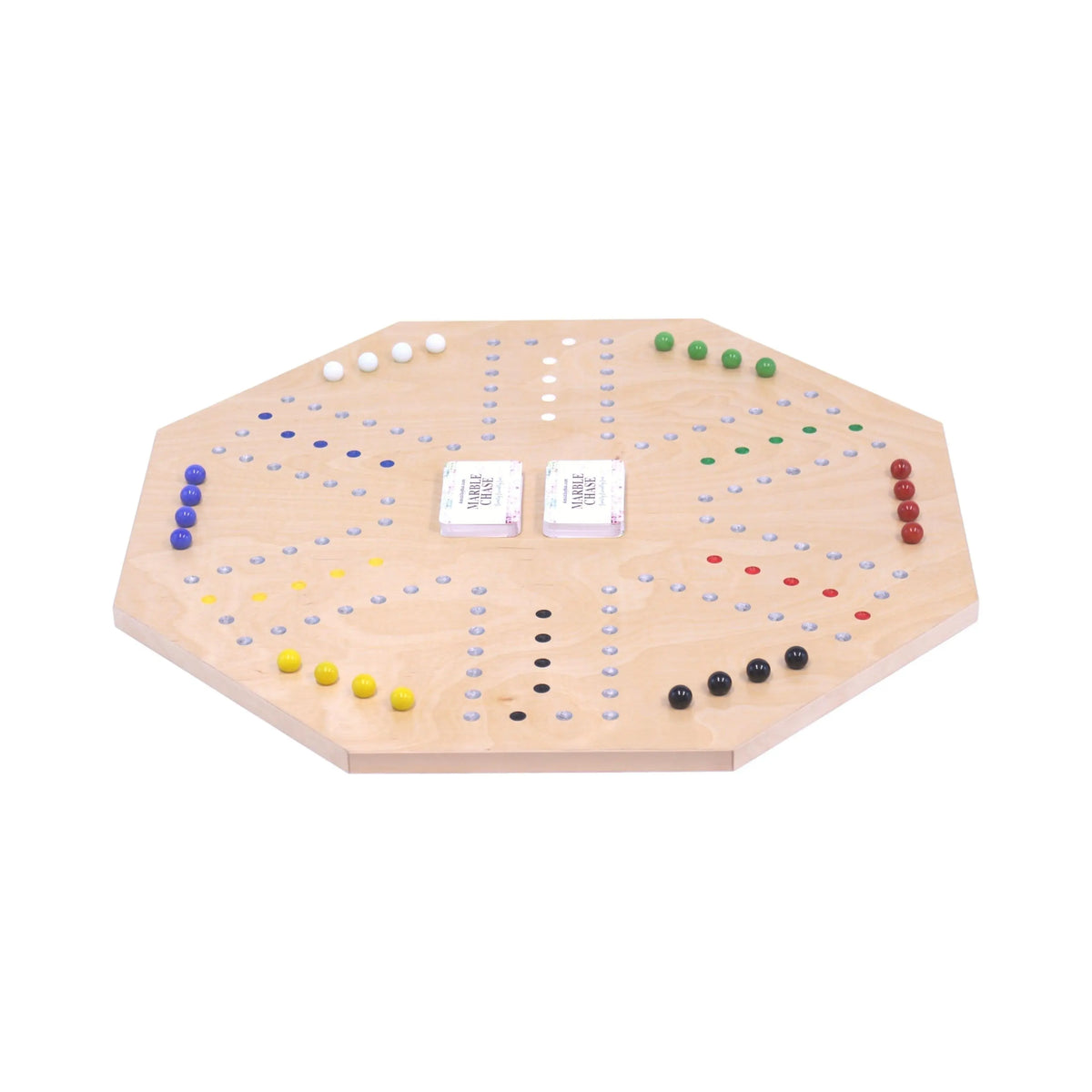Wooden Marble Chase Game Set 23 Inch Double-Sided Made in USA | Amish ...