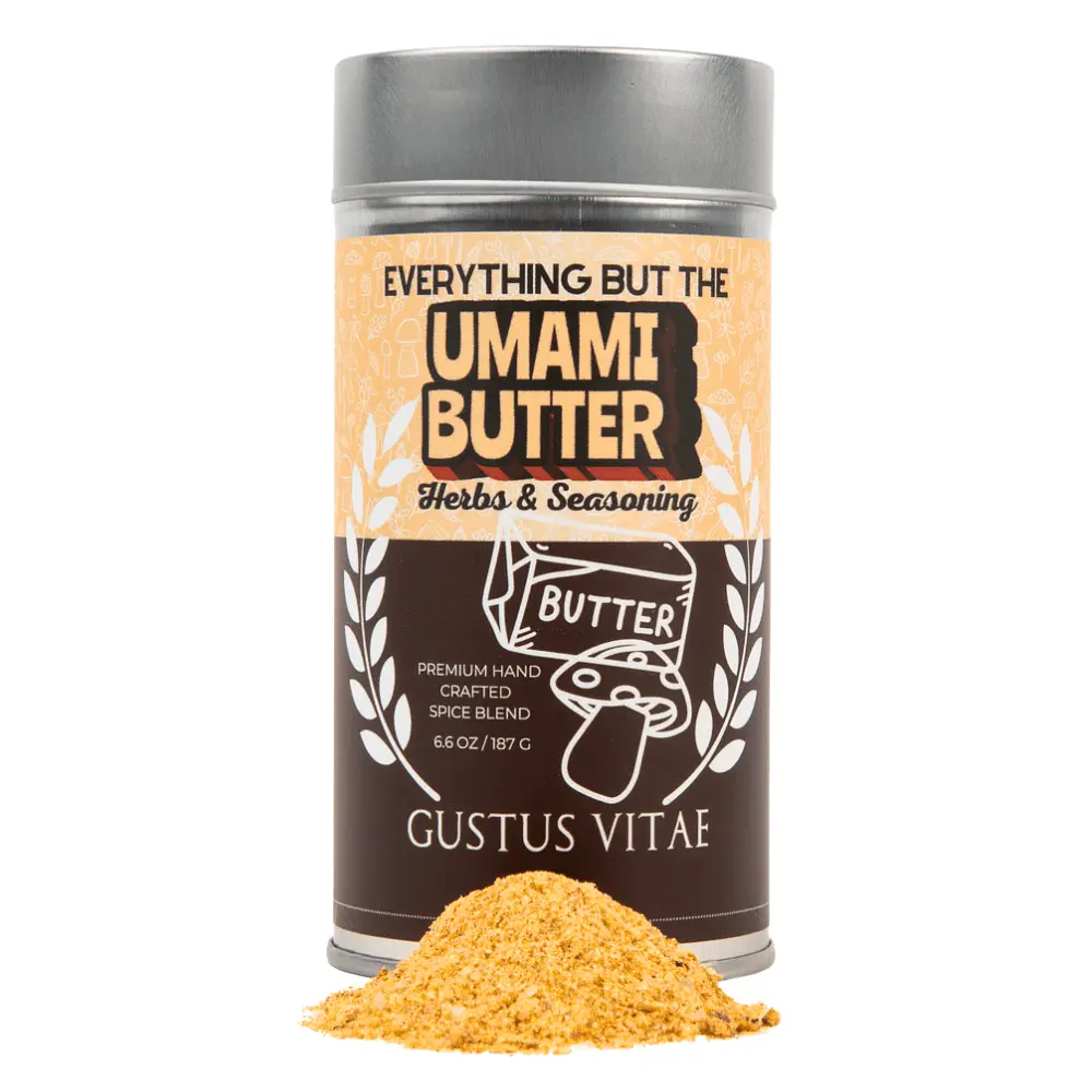 Umami Butter Seasoning Blend 6.6 oz – Made in USA | Gustus Vitae– Apollo