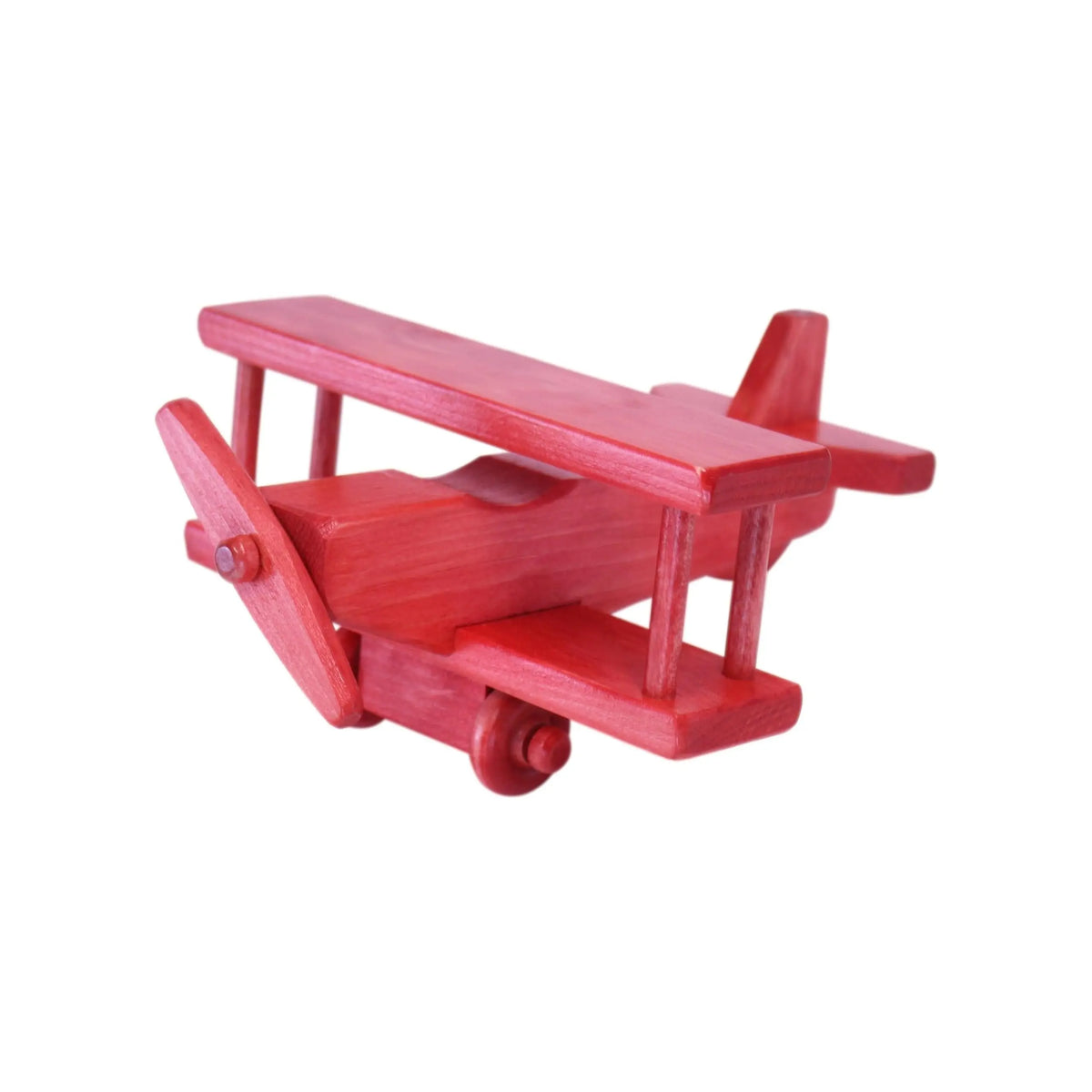 Handcrafted Wooden Toy Airplane 3.5x7 Made in USA | Amish Toy Box– Apollo