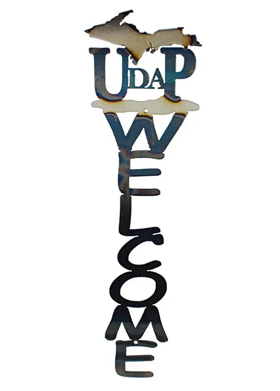 Michigan Upper Peninsula Welcome Sign – 24x5 Inch – Made in USA ...